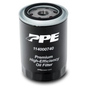 ppe - premium high-efficiency oil filter (short) 114000740 compatible with 2020+ gm 6.6l duramax l5p (replaces ac delco pf26)