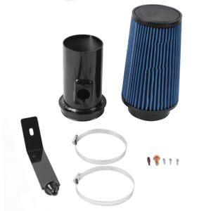 4" Cold Air Intake Pipe Kit with Oiled Filter, Filter System Replacement for 2008 2009 2010 Ford Powerstroke Diesel Engine 6.4L, F-250 F-350 F-450 Super Duty