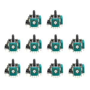 onyehn 10-pack replacement 3d analog stick joystick for ps4 conroller,for xbox one controller and for xbox elite wireless controller