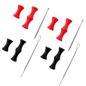 honbay 4 sets bowstring finger savers finger guards archery bowstring finger protector for hunting or bowfishing