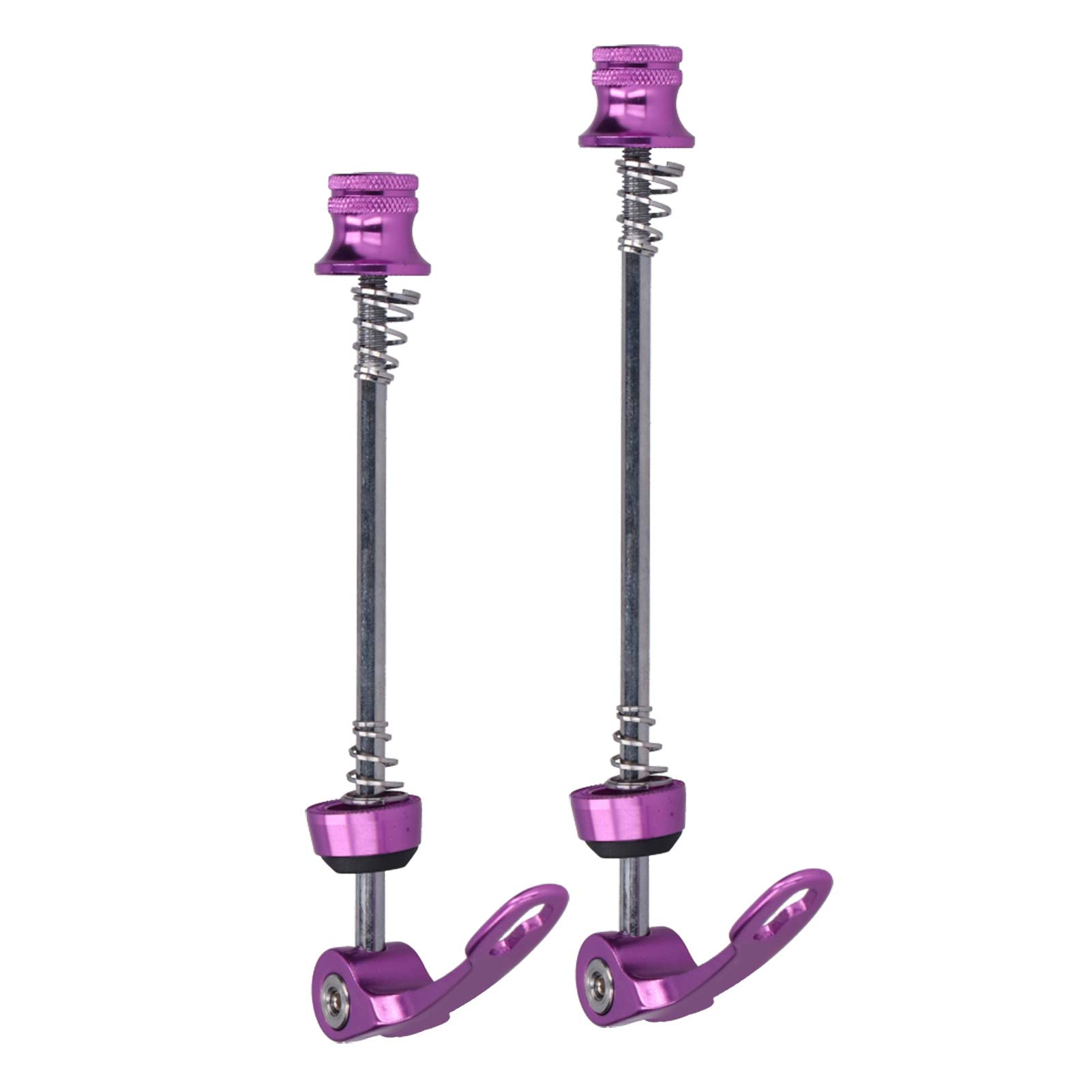 Alomejor 2pcs Quick Release Skewers Front Rear Skewer Road Mountain Bike Quick Release Skewers Accessory()