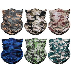 venswell neck gaiter face mask men women,seamless bandana rave face cover scarf mask,balaclava,headband, head wrap,headwear