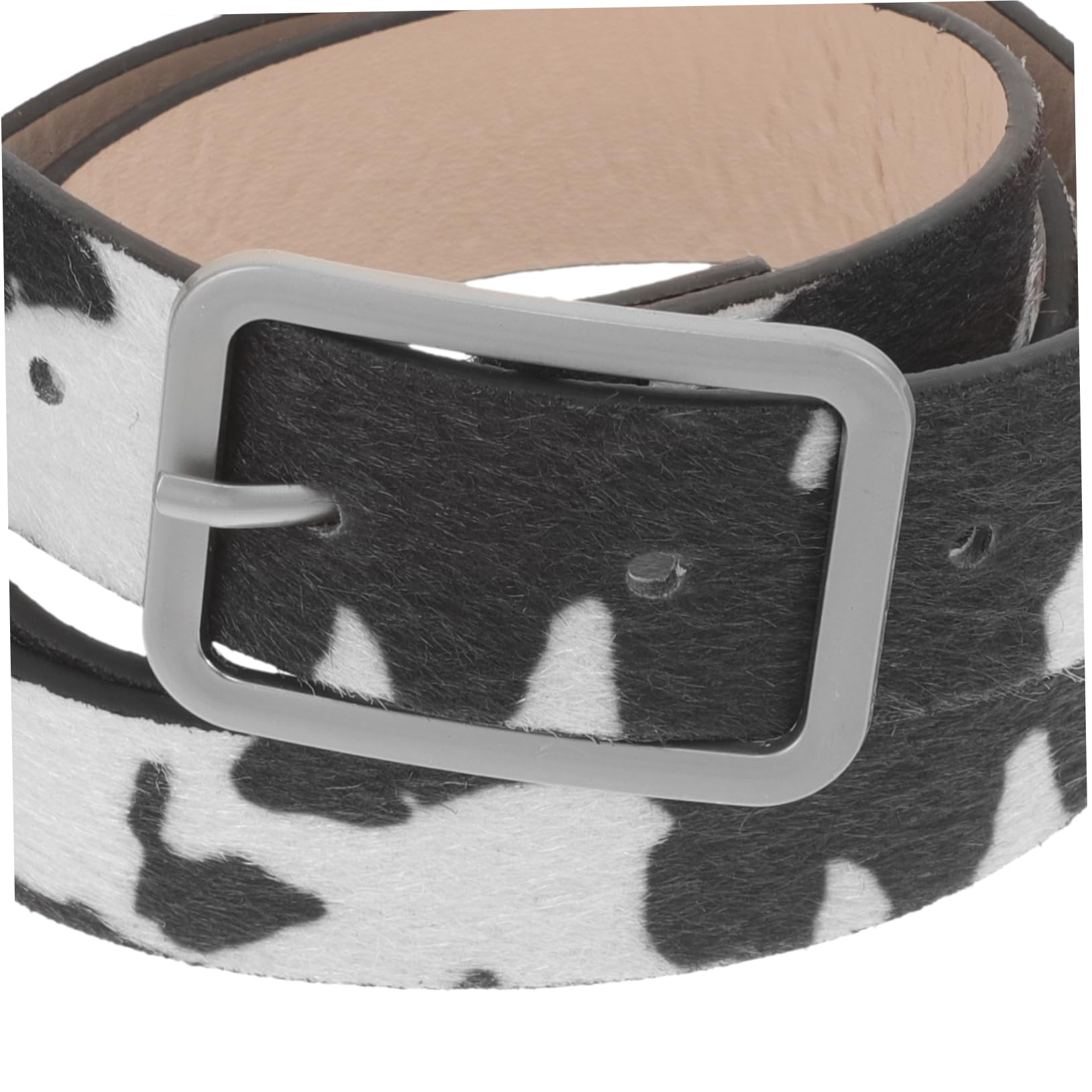 VALICLUD Plus Size Belt Waist Belt for Women Print Leather Belt Cow Print Belt for Jeans Pants Dresses Belt