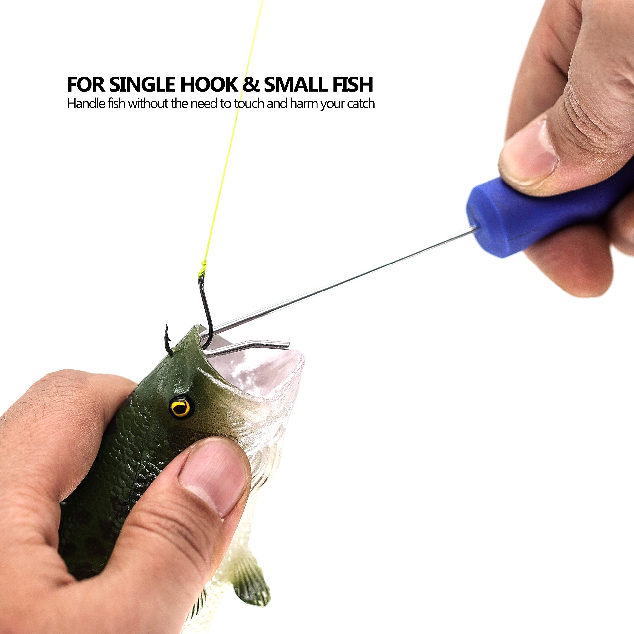 SAMSFX Fishing Floating Dehooker 3-Pack (Blue Handle, 3PCS)