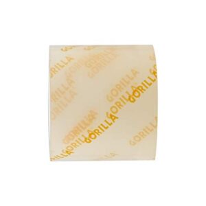 Gorilla Tough & Wide, Heavy Duty Double Sided Mounting Tape, 2" x 48", Clear, (Pack of 1)