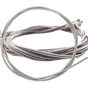 Jiayouy Strings Stainless Steel 4 String Bass Strings with Small Ball Ends 4 Strings/Set String Gauges: 046-100