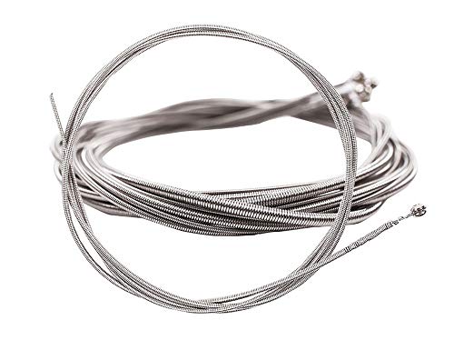 Jiayouy Strings Stainless Steel 4 String Bass Strings with Small Ball Ends 4 Strings/Set String Gauges: 046-100