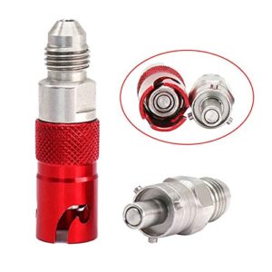 Stainless Steel Motorcycle AN3 3AN Front Brake Fluid Quick Removal Cover Replace Brake Line Disconnect Fitting Dry Break Coupling