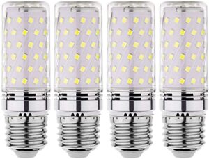 leke e26 led bulb 80w-100w equivalent led light bulb 1000lumen non-dimmable e26 light bulb 8w 6000k white(4 pack)