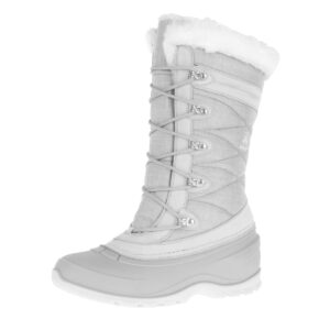 Kamik Women's Snovalley 4 Snow Boot, Lt Grey LGY, 6