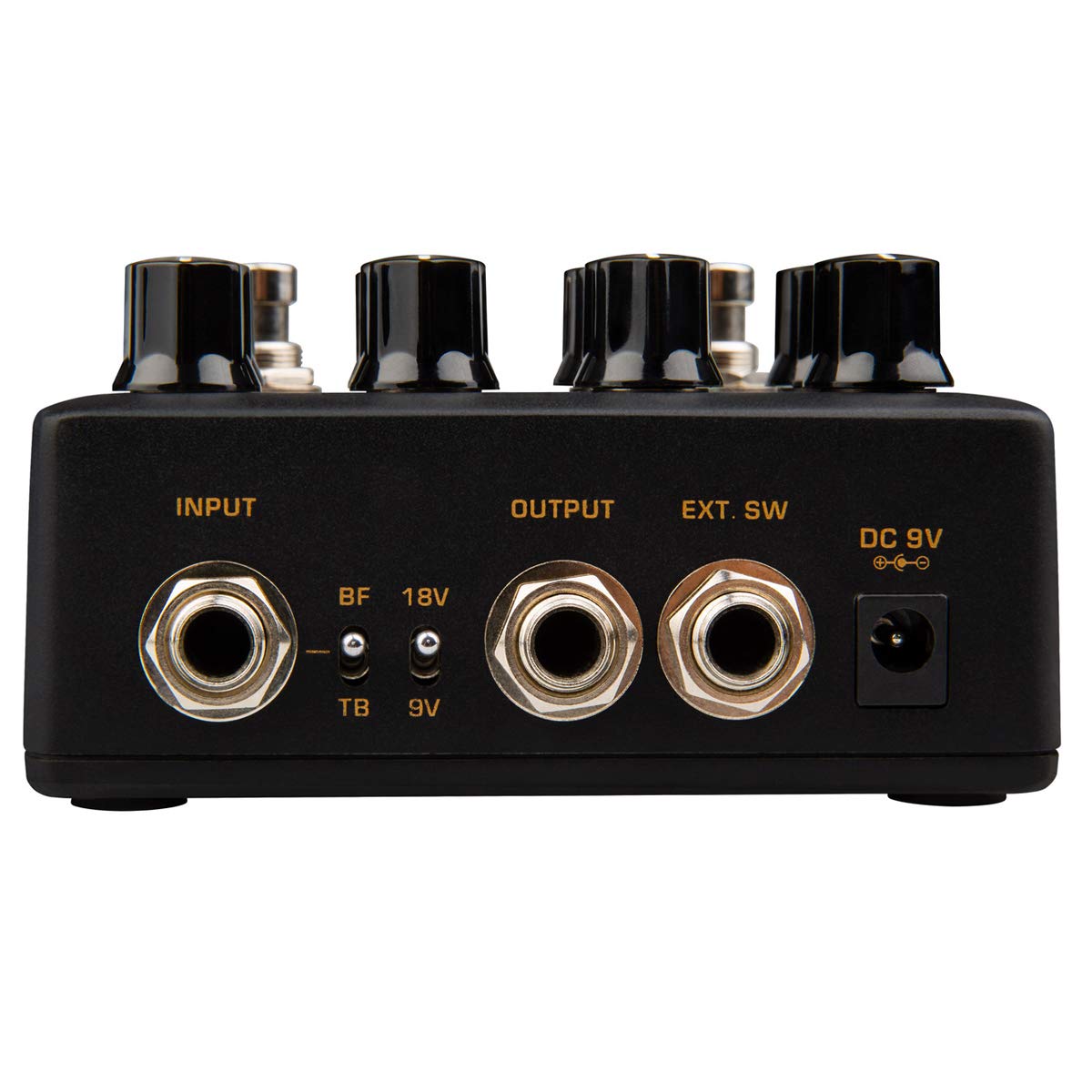 NUX Fireman Distortion Effect Pedal Dual Channel Brown Sound