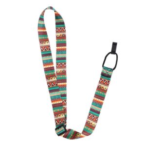 ukulele strap with hook for you to concentrate completely at the playing a ukulele. for ukuleles (soprano, concert, tenor, or baritone).