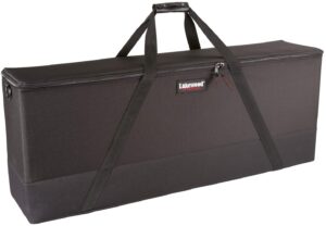 lakewood soft-sided hard archery 41" double bow case w wheels combo - black