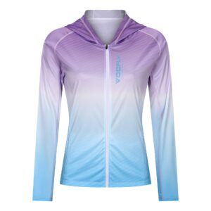 sun shirts for women long sleeve uv protection fall hiking shirt fishing apparel purple l