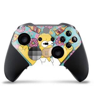 simppson x-box elite controller series 2 limited edition by dreamcontroller. custom elite series 2 controller for x-box one/series x/s. made with advanced hydro-dip paint technology (not just a skin)