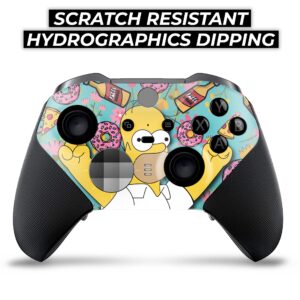 Simppson X-box Elite Controller Series 2 Limited Edition by DreamController. Custom Elite Series 2 Controller for X-box One/Series X/S. Made with Advanced Hydro-Dip Paint Technology (Not Just a Skin)