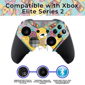 Simppson X-box Elite Controller Series 2 Limited Edition by DreamController. Custom Elite Series 2 Controller for X-box One/Series X/S. Made with Advanced Hydro-Dip Paint Technology (Not Just a Skin)