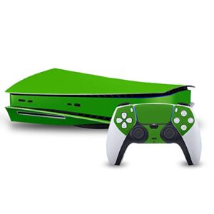 monster green vinyl decal mod skin kit by system skins - compatible with playstation 5 console (ps5)