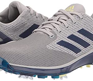 adidas Men's ZG21 Motion Golf Shoes, Grey Two/Victory Blue/Pulse Yellow, 11.5