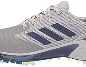 adidas Men's ZG21 Motion Golf Shoes, Grey Two/Victory Blue/Pulse Yellow, 11.5