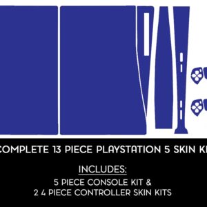 Brushed Gold Metal - Air Release Vinyl Decal Mod Skin Kit by System Skins - Compatible with PlayStation 5 Console (PS5)