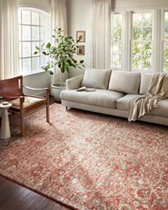 loloi ii saban rust/beige 7'-10" x 10' area rug