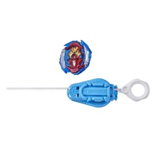 beyblade burst surge speedstorm infinite achilles a6 spinning top starter pack – balance type battling game top with launcher, toy for kids