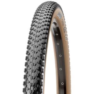 maxxis ikon dual compound/tr tire - 27.5in tanwall, dual compound/tr/exo, 27.5x2.2