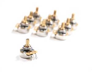 cts pot, 500k audio, split shaft (10 pack)