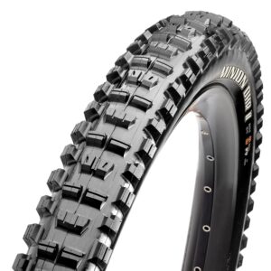 maxxis minion dhr ii bicycle tyre with folding bead 27.5x2.40 wide trail/maxxgrip/exo/tubeless ready, black