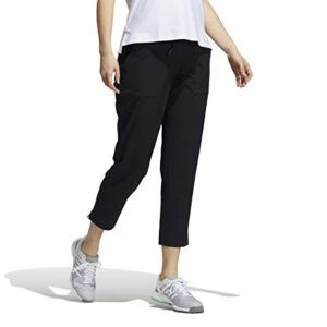 adidas women's standard go-to commuter golf pants, black, x-small