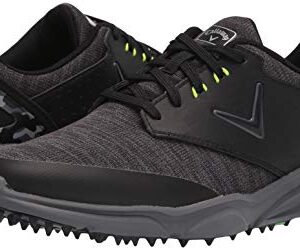 Callaway Men's Coronado v2 SL Golf Shoe, Black/Grey, 9.5