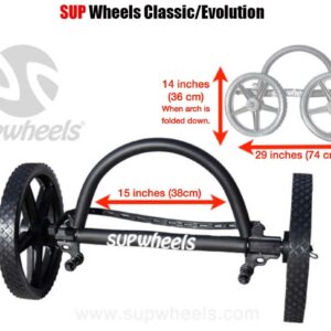 SUP Wheels | Walk or Bike Bundle | Wheel Carry + Bike Strap Handle Combo