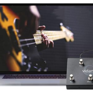 Vidami YouTube Hands Free Video Controller for PC or Mac - Foot pedal controller for Video Looping - Helps Musicians Slow Down & Loop Online Videos for Faster Learning - Made in the USA