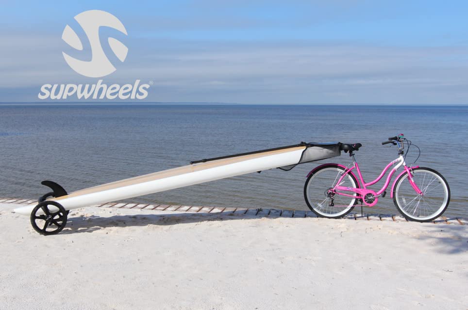 SUP Wheels | Walk or Bike Bundle | Wheel Carry + Bike Strap Handle Combo