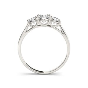 New World Diamonds Julie Ring - 1.00 Ct. T.W. IGI Certified 14K White Gold 7