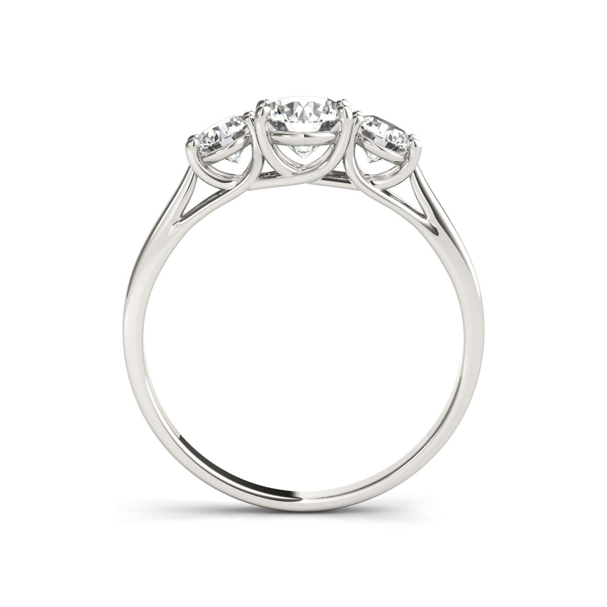 New World Diamonds Julie Ring - 1.00 Ct. T.W. IGI Certified 14K White Gold 7