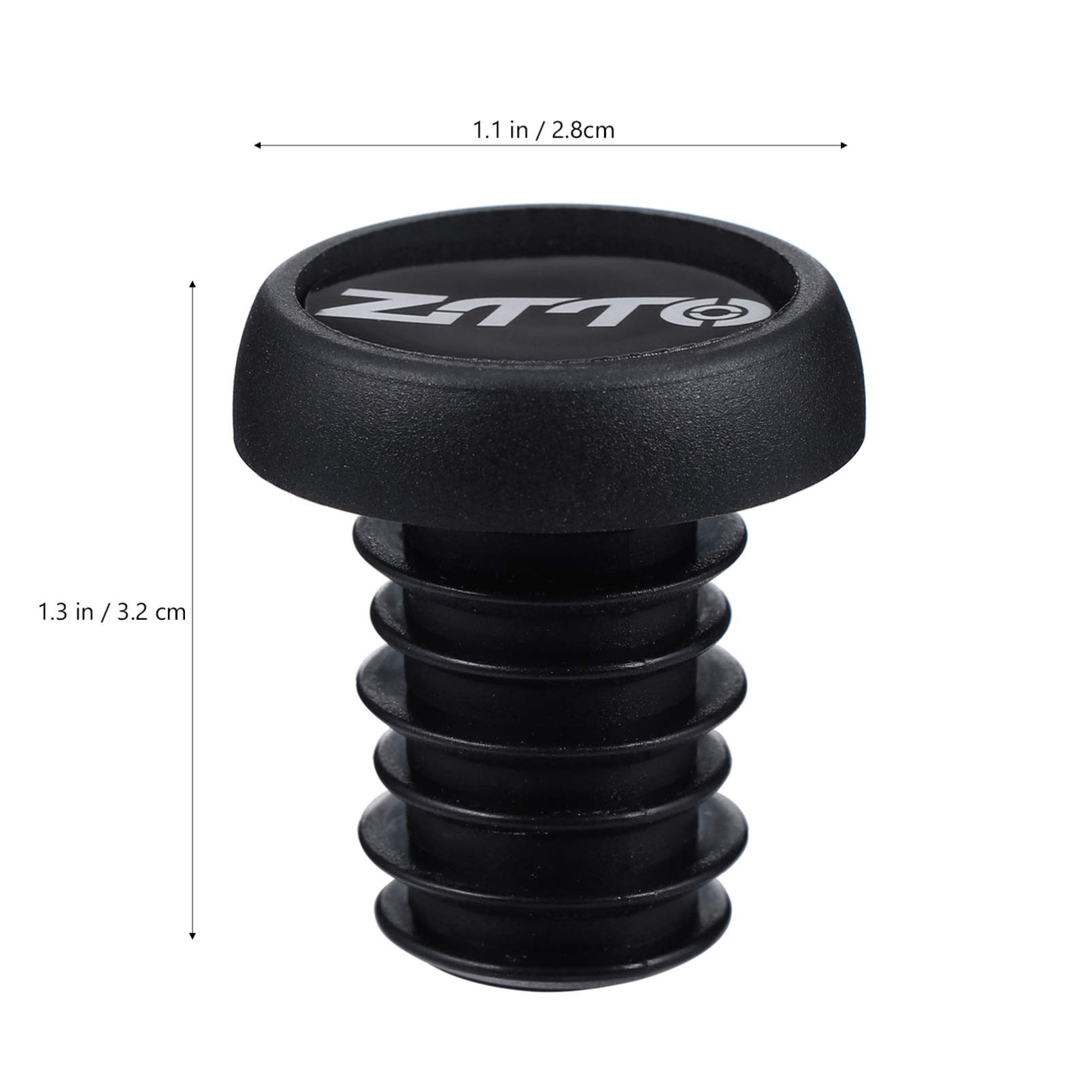 1 Pair Bicycle Handlebar Plug Grip End Cap Bike Grips Caps End Plugs Bike Handlebar Ends Handlebar Cap Handlebar Extenders Bike Handle Bars Road Bike Bar Ends High Polyester Rubber