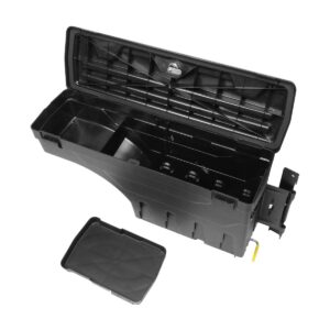 Auto Dynasty Left+Right Side Truck Bed Wheel Well Storage Case Tool Box w/Lock Compatible with Ford F-150 15-20