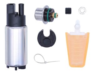 fokes the high-performance fuel pump with strainer and 43psi pressure regulator compatible with polaris ranger 500 700 800 (2006-2013) replaces 2521121, 2520864, 2204306, 1240382, 1240239