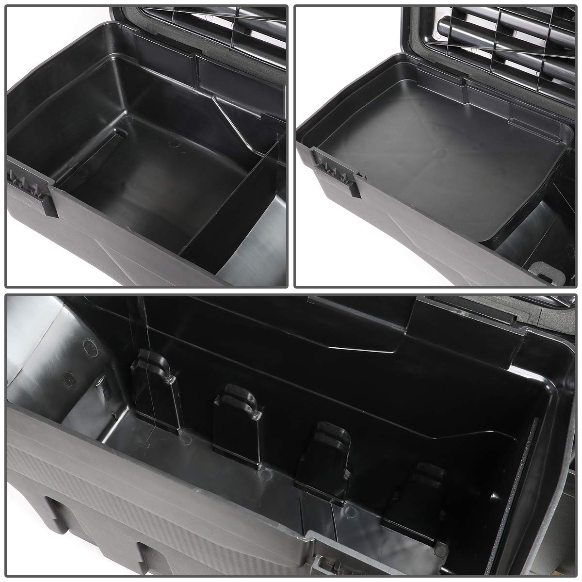 Auto Dynasty Left+Right Side Truck Bed Wheel Well Storage Case Tool Box w/Lock Compatible with Ford F-150 15-20