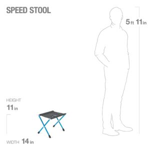 Helinox Speed Stool Ultralight, Portable Folding Seat, Black