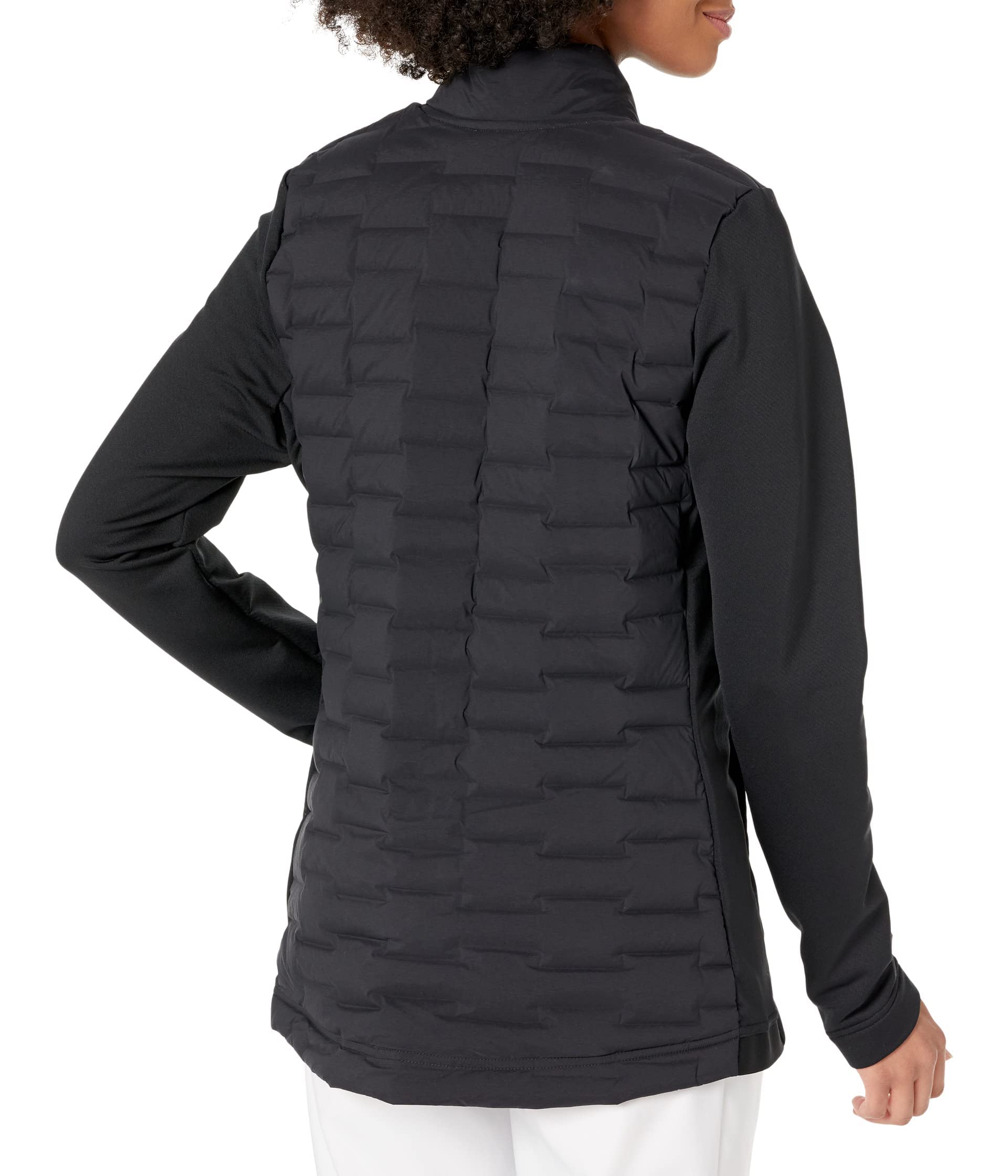 adidas Women's Standard Frostguard Full Zip Padded Jacket, Black, Large