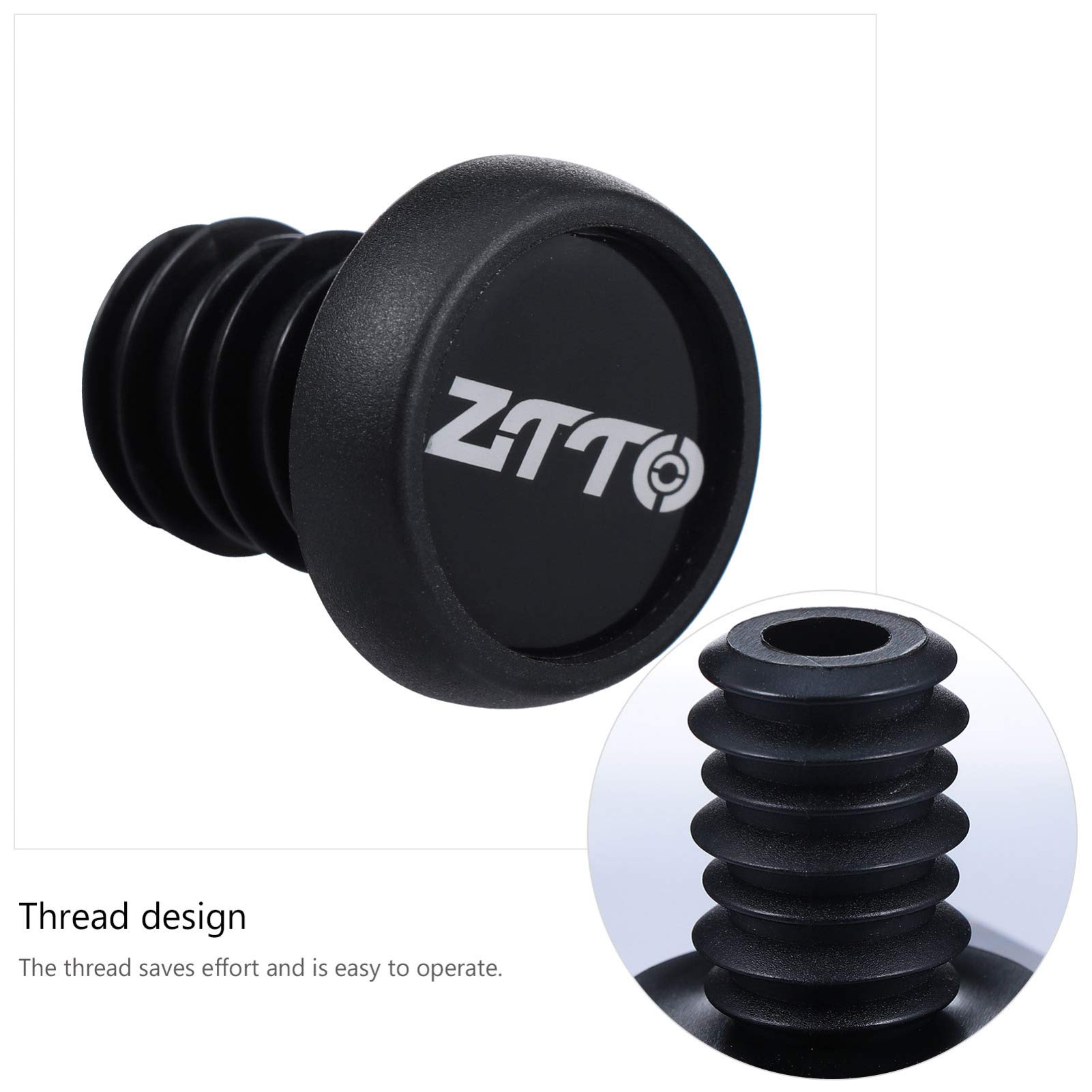 1 Pair Bicycle Handlebar Plug Grip End Cap Bike Grips Caps End Plugs Bike Handlebar Ends Handlebar Cap Handlebar Extenders Bike Handle Bars Road Bike Bar Ends High Polyester Rubber