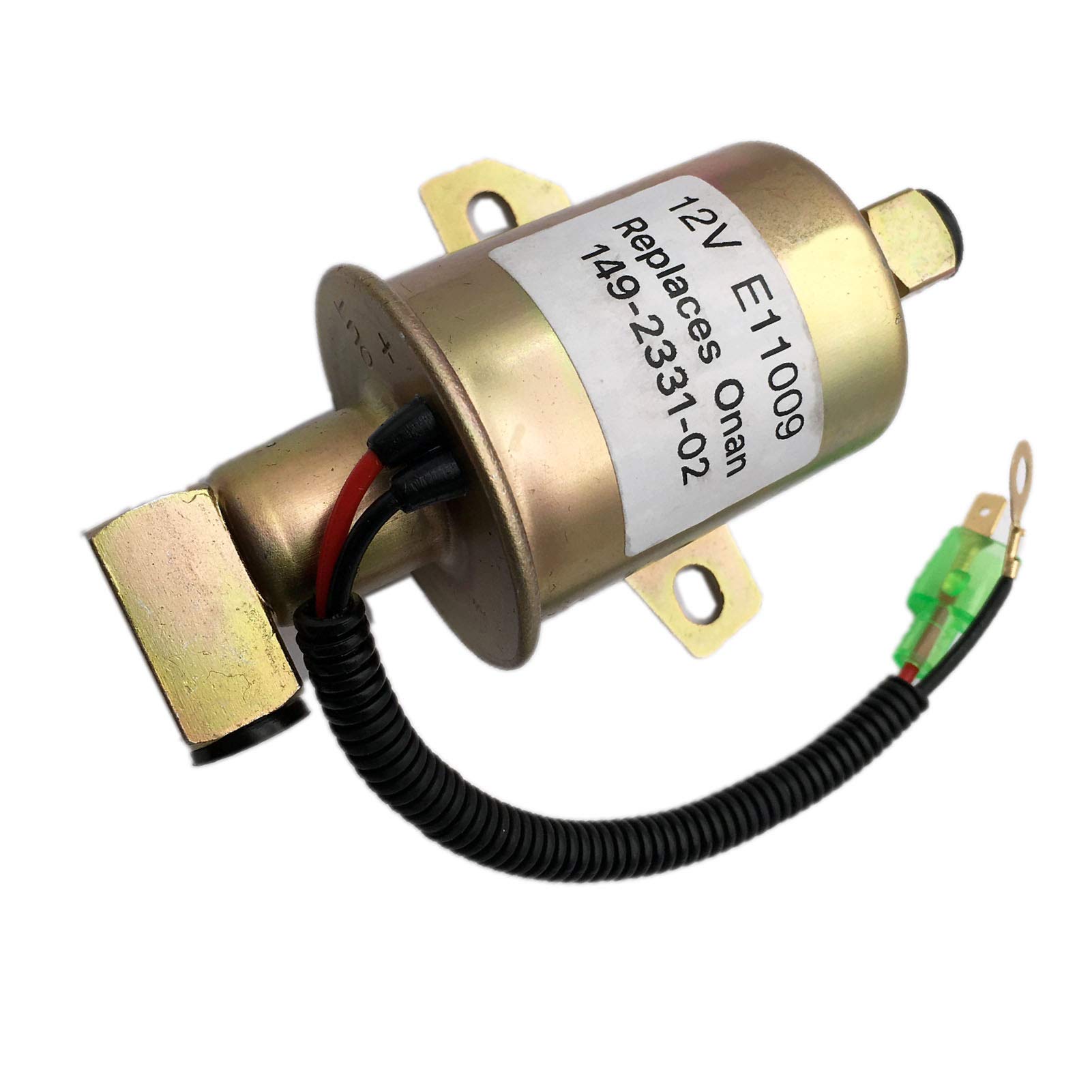 ALLMOST 12V Fuel Pump E11009 Compatible with Onan Cummins RV Generator Replaces Onan 149-2331-02, Cummins A047N923 A029F891