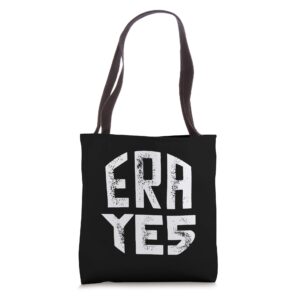 era yes equal rights amendment vintage feminist gift tote bag