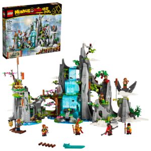 lego monkie kid the legendary flower fruit mountain 80024 awesome toy building kit (1,947 pieces)