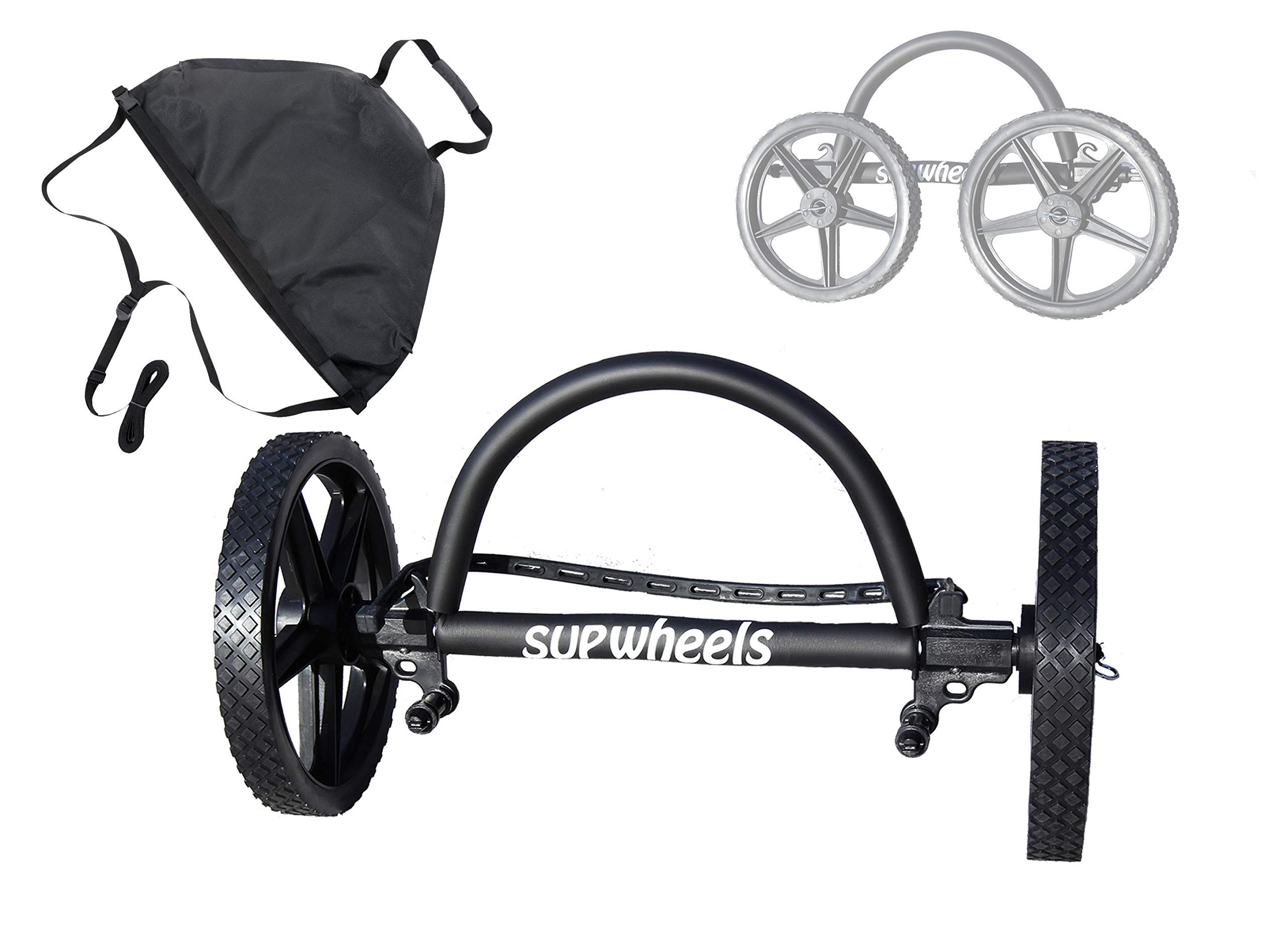 SUP Wheels | Walk or Bike Bundle | Wheel Carry + Bike Strap Handle Combo