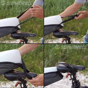 SUP Wheels | Walk or Bike Bundle | Wheel Carry + Bike Strap Handle Combo