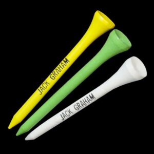 100 Qty. Personalized 2 3/4" Golf Tees - Customized with Your Name or Initials